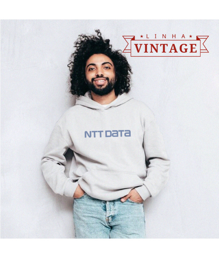 Moletom Canguru Branco